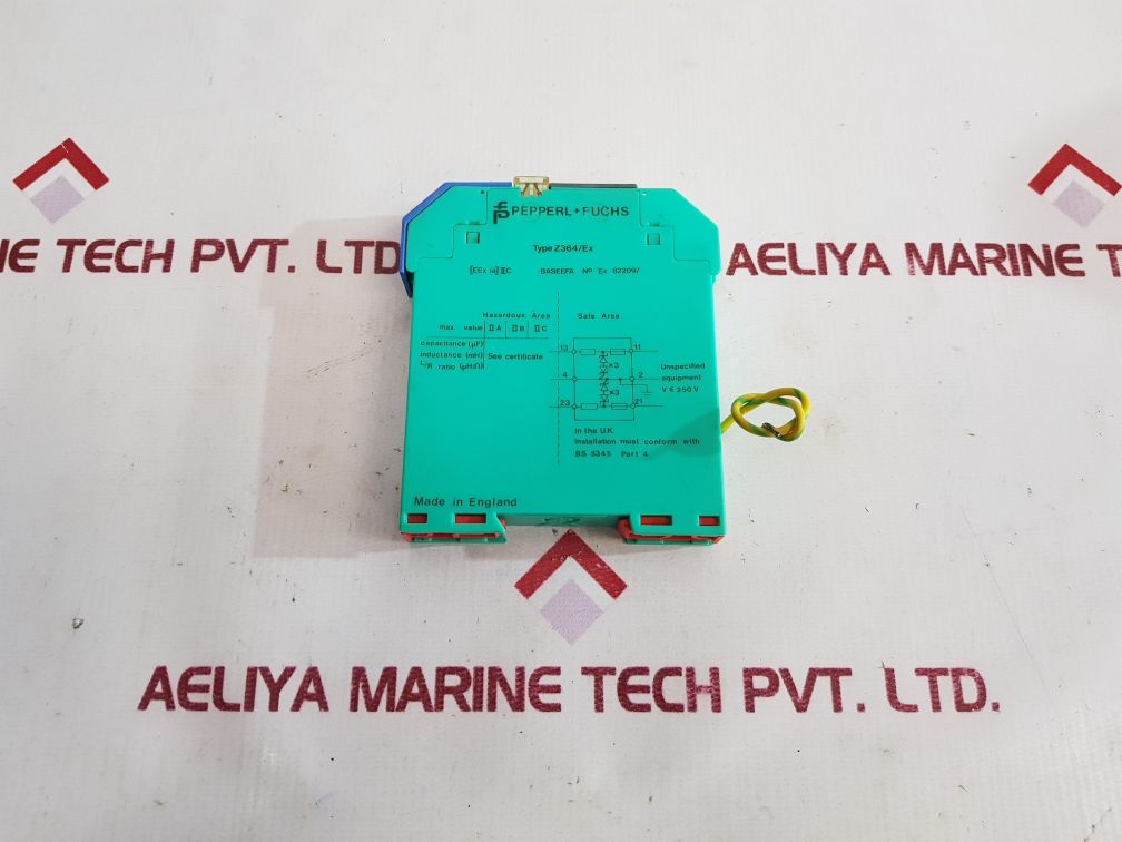 Pepperl + Fuchs Z364/Ex Barrier Device – Aeliya Marine Tech