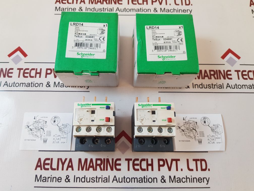 Schneider Electric Lrd14 Thermal Overload Relay – Aeliya Marine Tech