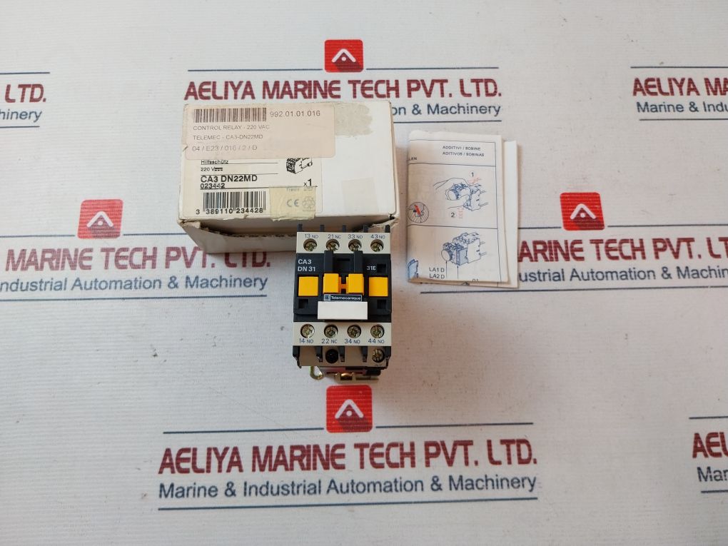 Telemecanique Ca3 Dn 31 Auxiliary Contactor Relay 500V – Aeliya Marine Tech