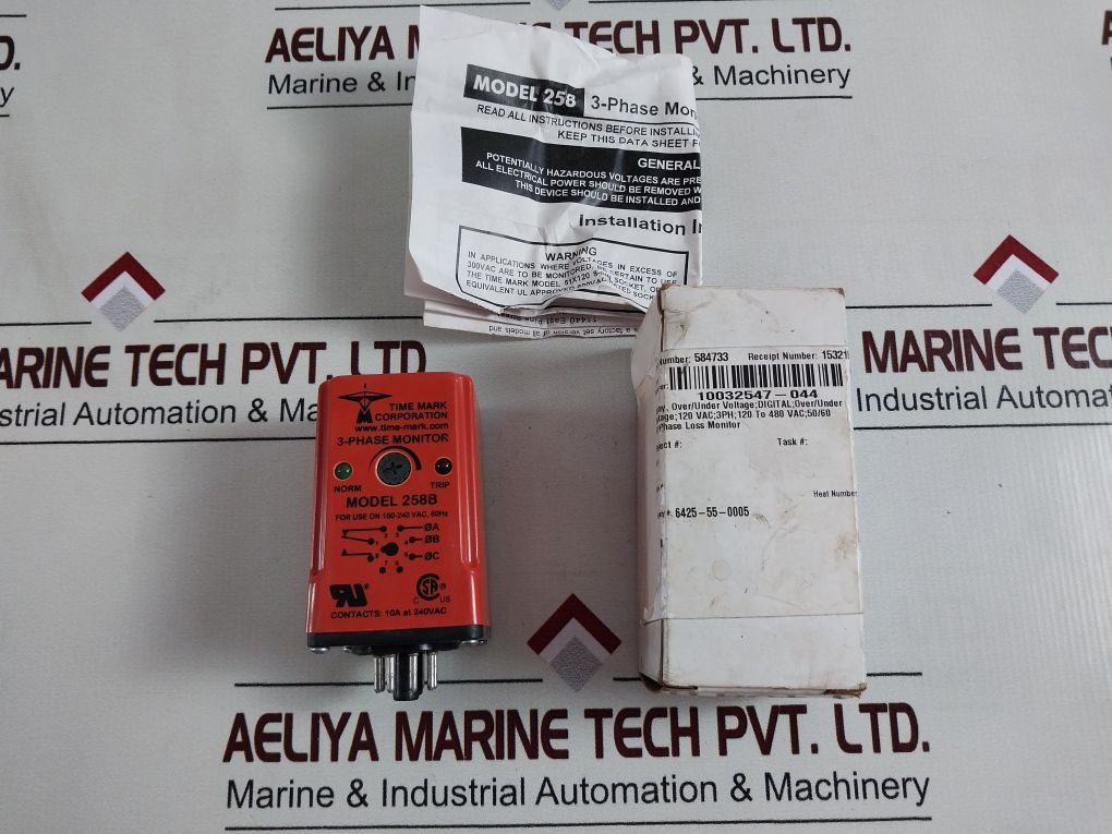 Time Mark 258B 3-phase Power Monitor Moudle 160-240 Vac – Aeliya Marine Tech