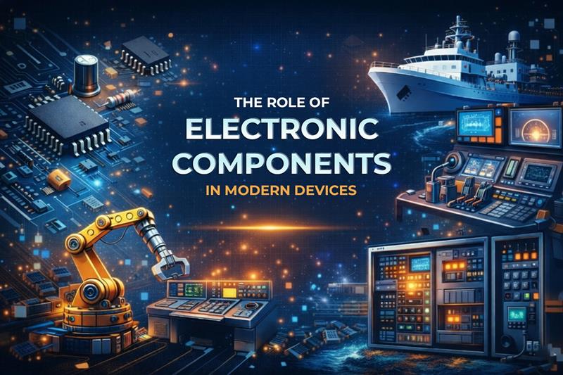 The Role of Electronic Components in Modern Devices. – Aeliya Marine Tech