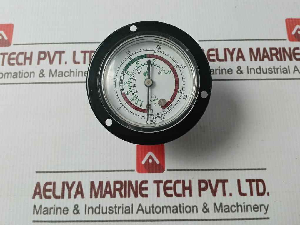 0 To 60°C R-22 Pressure Gauge 0-35Kg/Cm2 - Aeliya Marine Tech