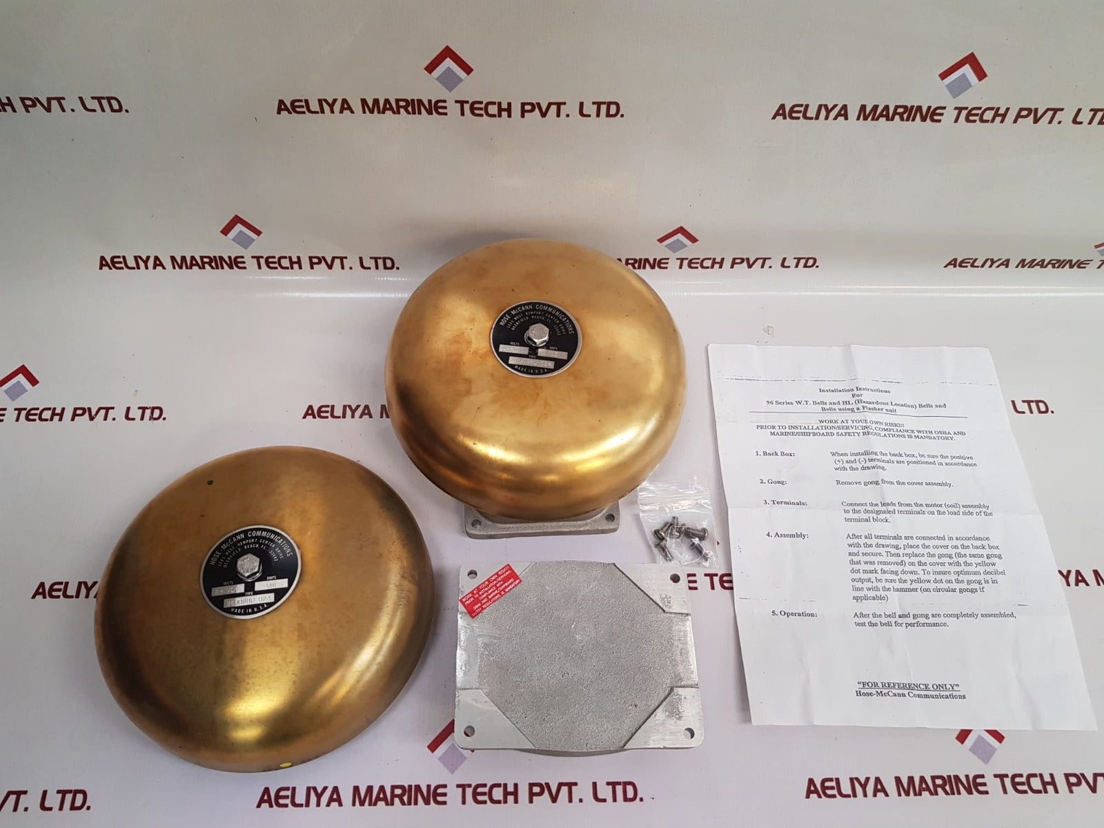 Hose-mccann Communications 96Ud8Bu-024 Electric Bell – Aeliya Marine Tech