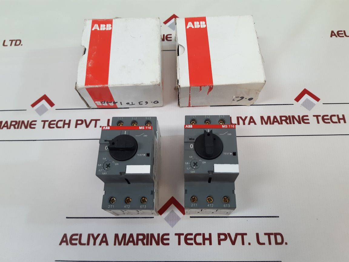 Abb Ms 116 Manual Motor Starter 1Sam250000R1005 – Aeliya Marine Tech®