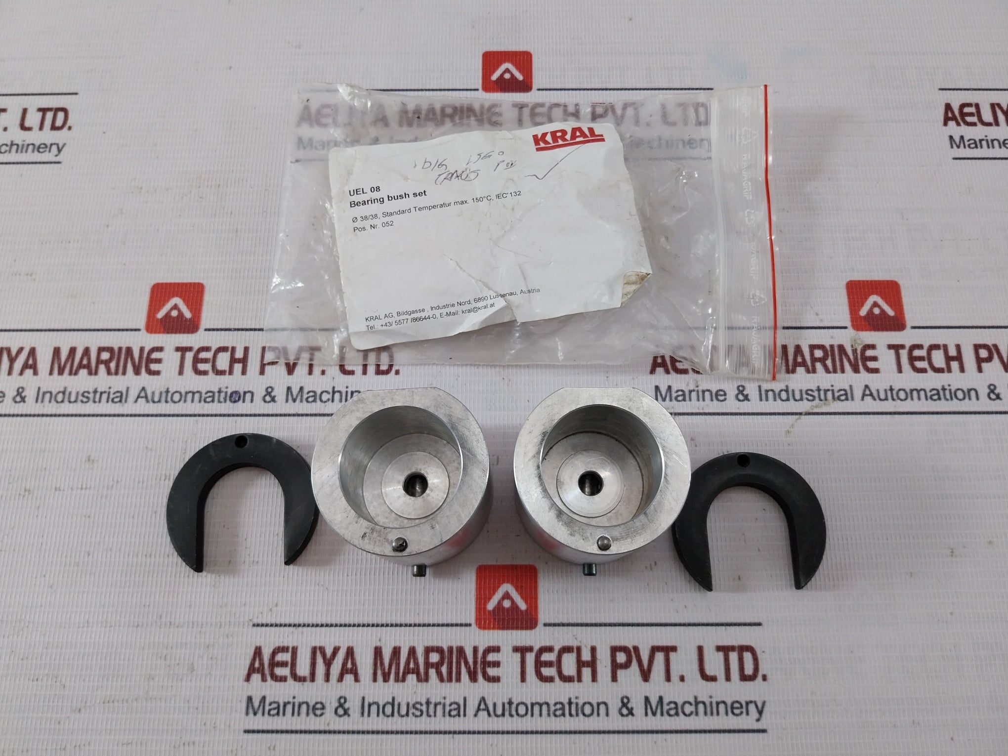 Kral Uel 08 Bearing Bush Set For D/G Lsgo Transfer Pump Iec 132 30N-83 ...