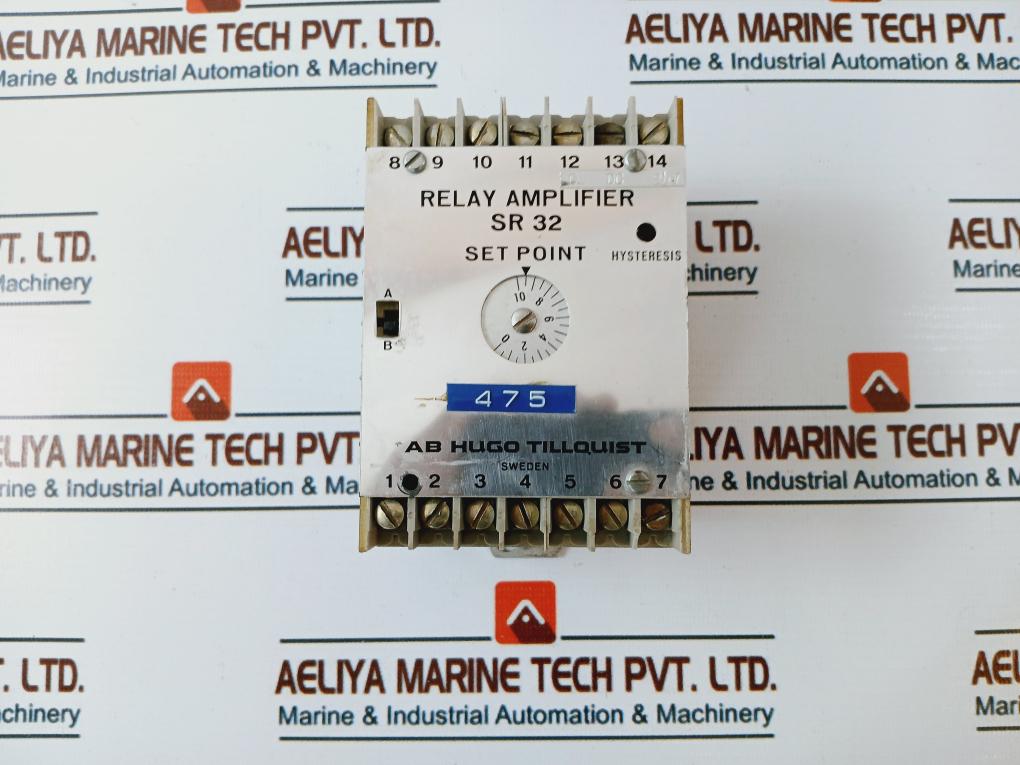 Ab Hugo Tillquist Sr 32 Kzg Relay Amplifier 20-600°c – Aeliya Marine Tech