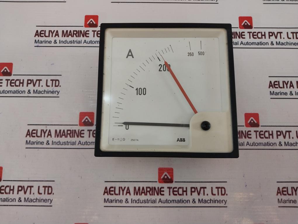 Abb 0-200/500A Analog Ammeter 250/1A – Aeliya Marine Tech