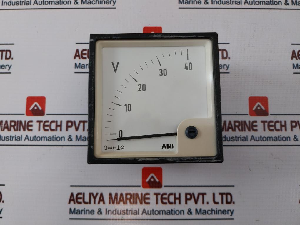 Abb 0-40 V Analog Voltmeter – Aeliya Marine Tech