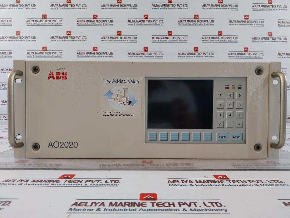 Abb Ao2020 Gas Analyzer – Aeliya Marine Tech®