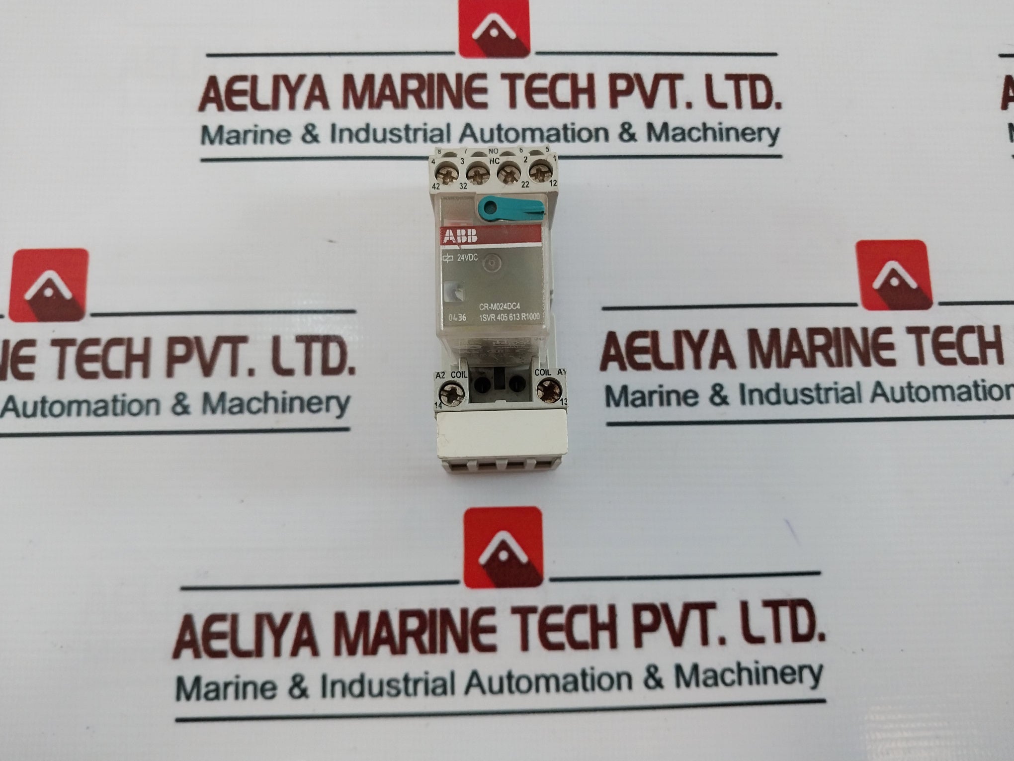 Abb Cr-m024Dc4 1Svr 405 613 R1000 Interface Relay With Cr-m4Ss Socket ...