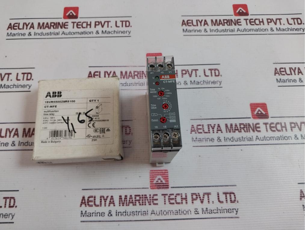 Abb Ct-mfe Multifunction Time Relay 1Svr550029R8100 0.05S-100H – Aeliya ...