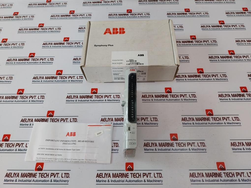 Abb Do01, 16 Channel 24/48 Vdc 250 Ma Digital Output Module – Aeliya ...