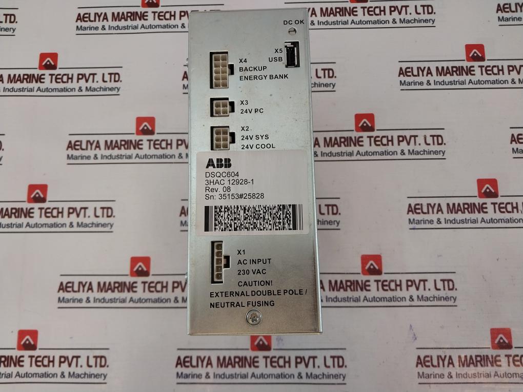 Abb Dsqc604 3Hac 12928-1 Power Supply Pbse1027 – Aeliya Marine Tech®