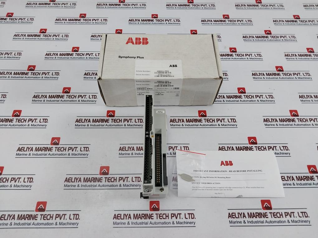 Abb Hbs01-fph Horizontal Row Mount Base For Single Module Rev: D ...