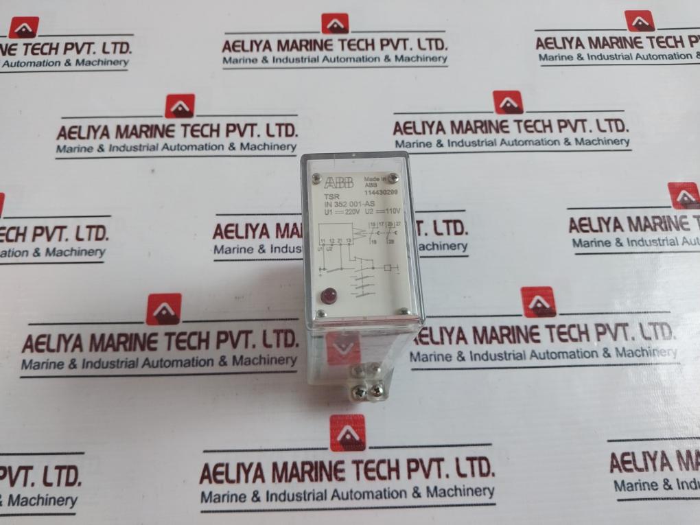 Abb In 352 001-as Trip Circuit Supervision Relay – Aeliya Marine Tech