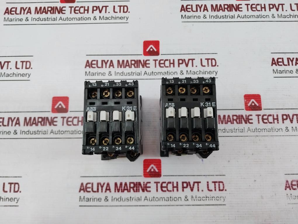 Abb K31E Contactor Relay 690V 10A-600V Awg 10-18 Cu Str 220-230V 50Hz – Aeliya Marine Tech