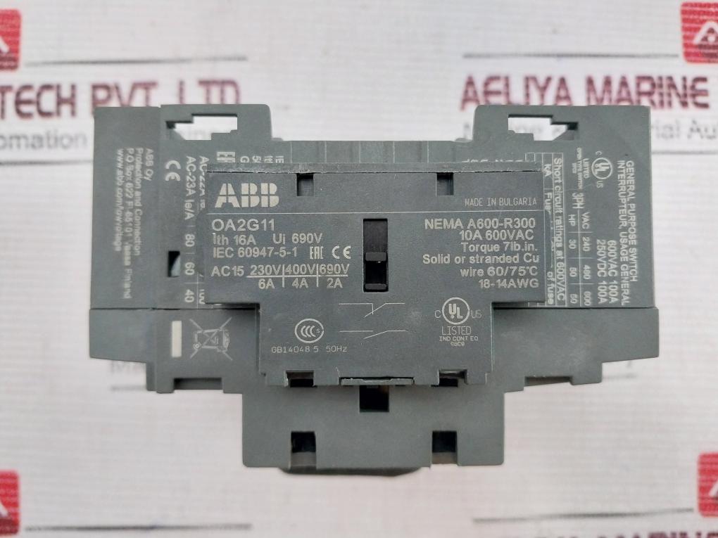 Abb Ot100F3 Switch-disconnector – Aeliya Marine Tech