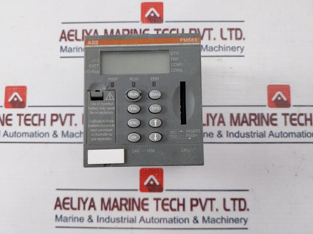Abb Pm583-eth Processor Module 1Sap140300R0271 – Aeliya Marine Tech®