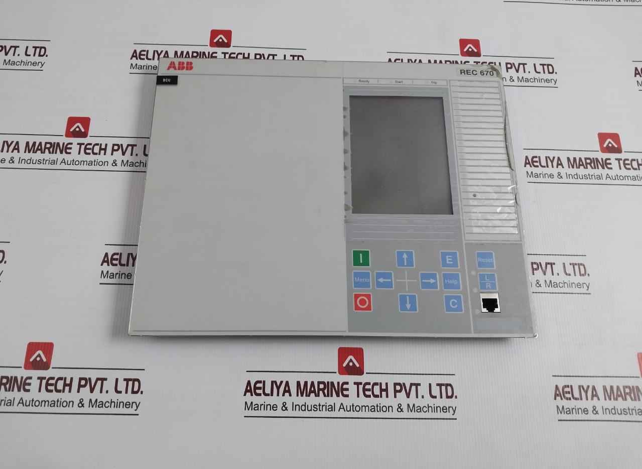 Abb Rec 670 Bay Control Unit Sw1.2 1mrk00008-nb (Front Panel Only ...