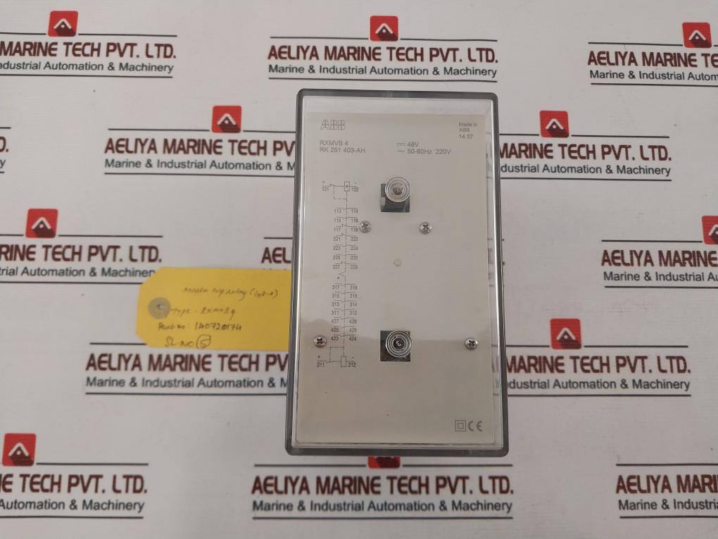 ABB RXMVB 4 Master Trip Relay (GR-A) 140720174 – Aeliya Marine Tech