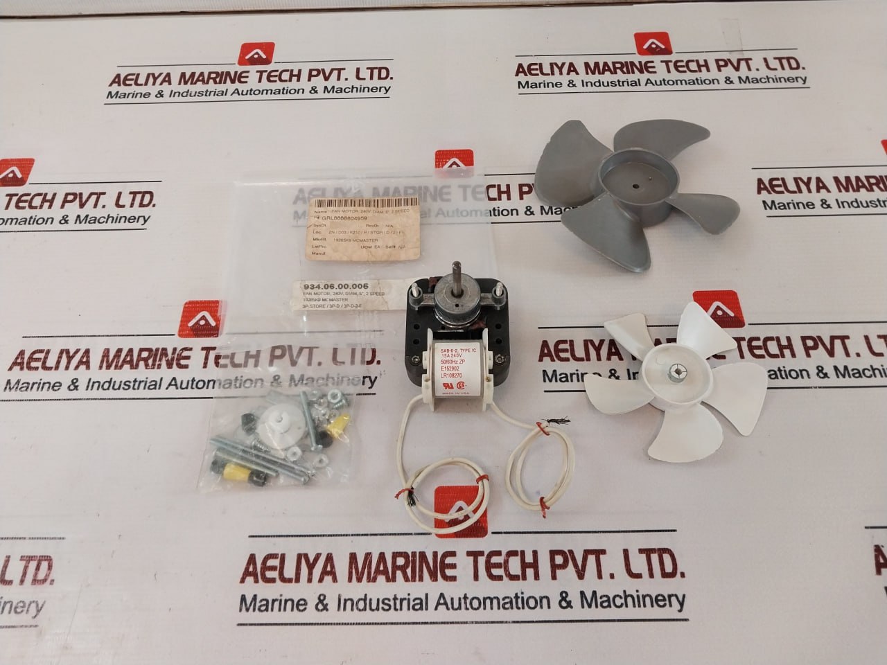 Acme Miami Sab-6-2 Mcmaster Fan Motor Kit 240V 15A – Aeliya Marine Tech