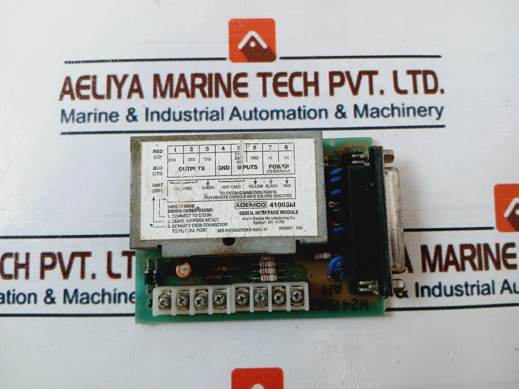 Ademco 4100Sm Serial Interface Module 12Vdc/25Ma – Aeliya Marine Tech