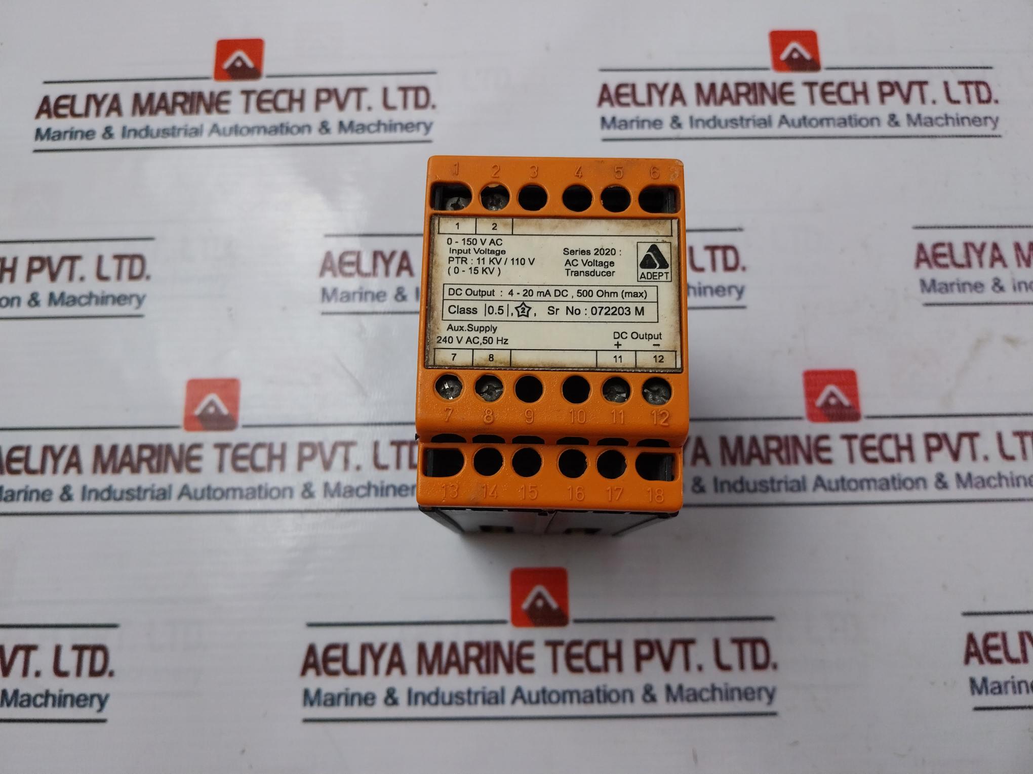 Adept Series 2020 AC Voltage Transducer 24V AC 50Hz – Aeliya Marine Tech