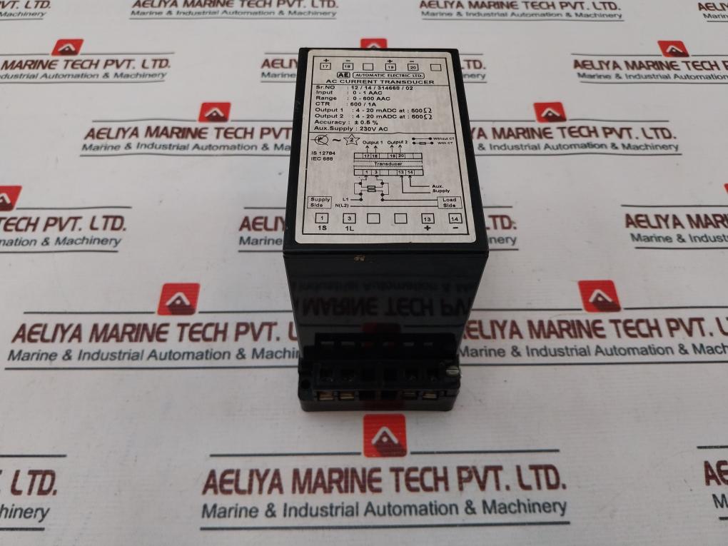 Ae Ac Current Transducer Input 0-1 Aac – Aeliya Marine Tech