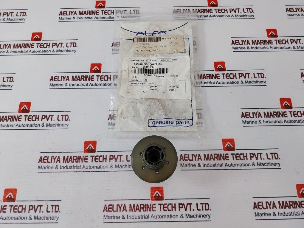 Alfa Laval 55441680 Paring Disc Complete – Aeliya Marine Tech
