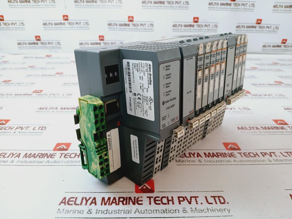 Allen-bradley 1734-aent Point I/O Ethernet Module 1734-ep24Dc Ser A Re ...