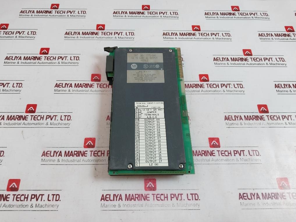 Allen-bradley 1771-0Ad 12 To 120V Ac Output Module – Aeliya Marine Tech