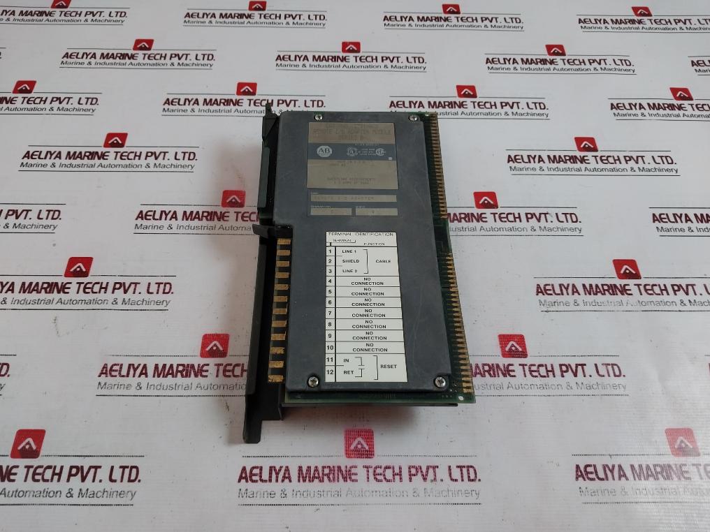 Allen-bradley 1771-asb Remote I/O Adapter Module Ser B Rev C – Aeliya ...