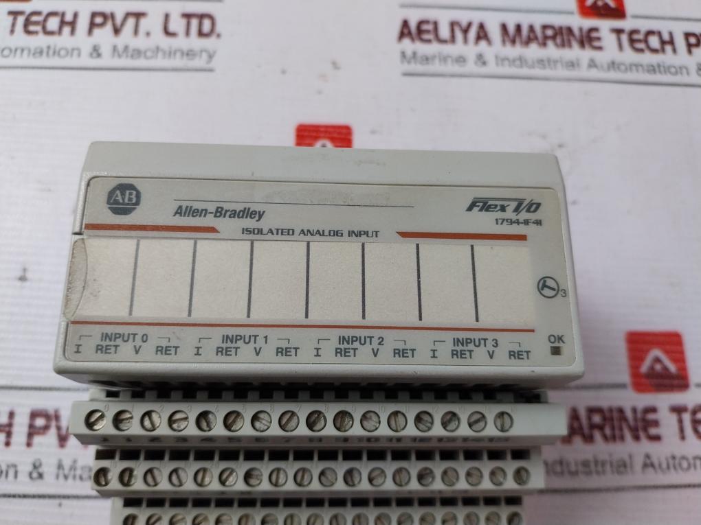 Allen-bradley 1794-if4I Isolated Analog Input Module – Aeliya Marine Tech®