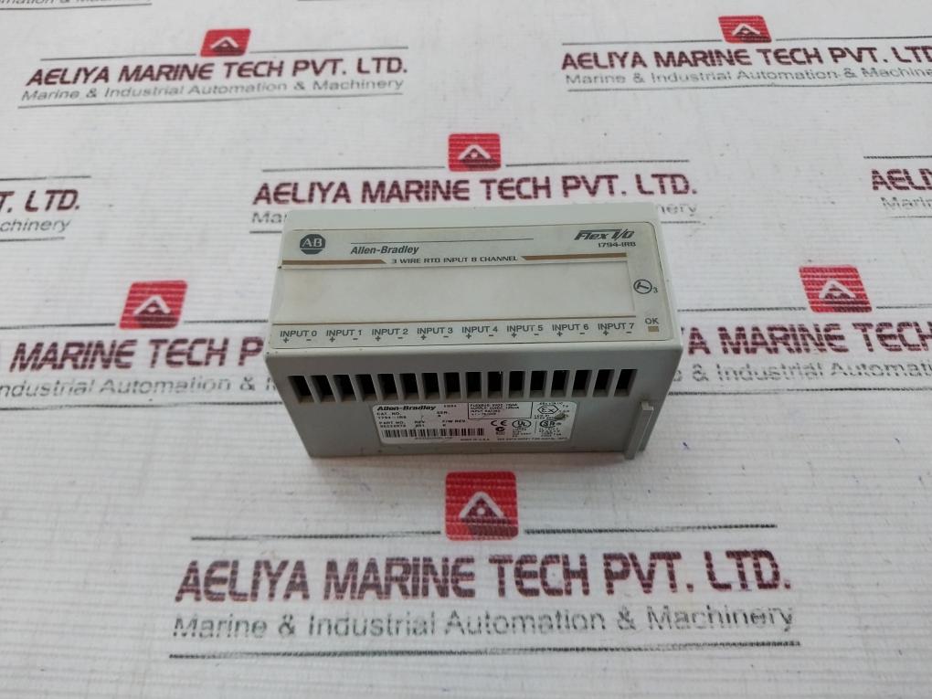 Allen-bradley 1794-ir8 Flex I/O 3 Wire Rtd Input Module 96224076 ...