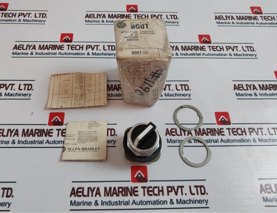 Allen-bradley 800T-h2 2 Position Selector Switch Ser T – Aeliya Marine ...