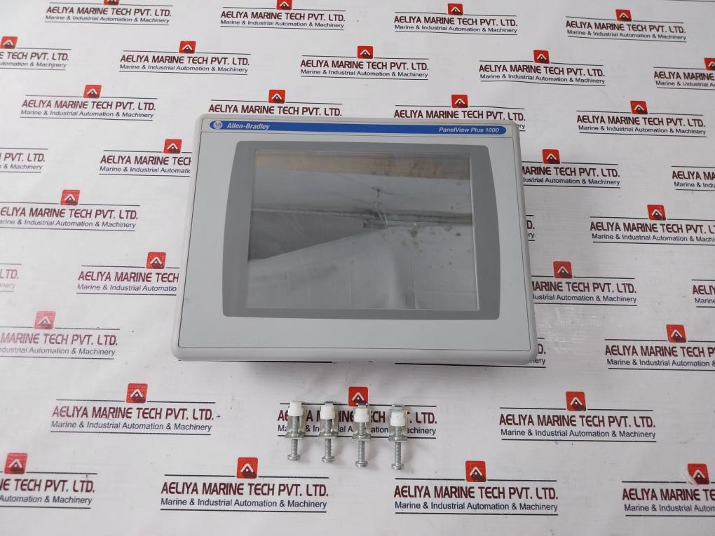 Allen-bradley Panelview Plus 1000 2711p-rdt10c Color Touch Display Mod ...