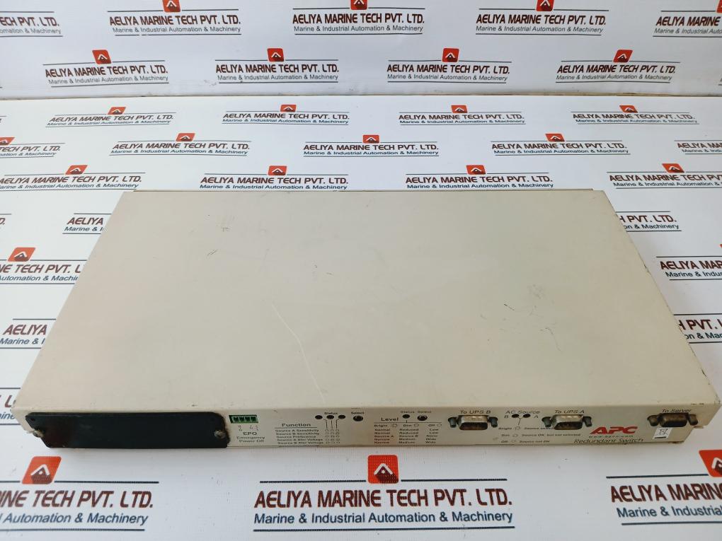 APC SU044-1 Redundant Switch 16a AC220-240V 50/60Hz – Aeliya Marine Tech