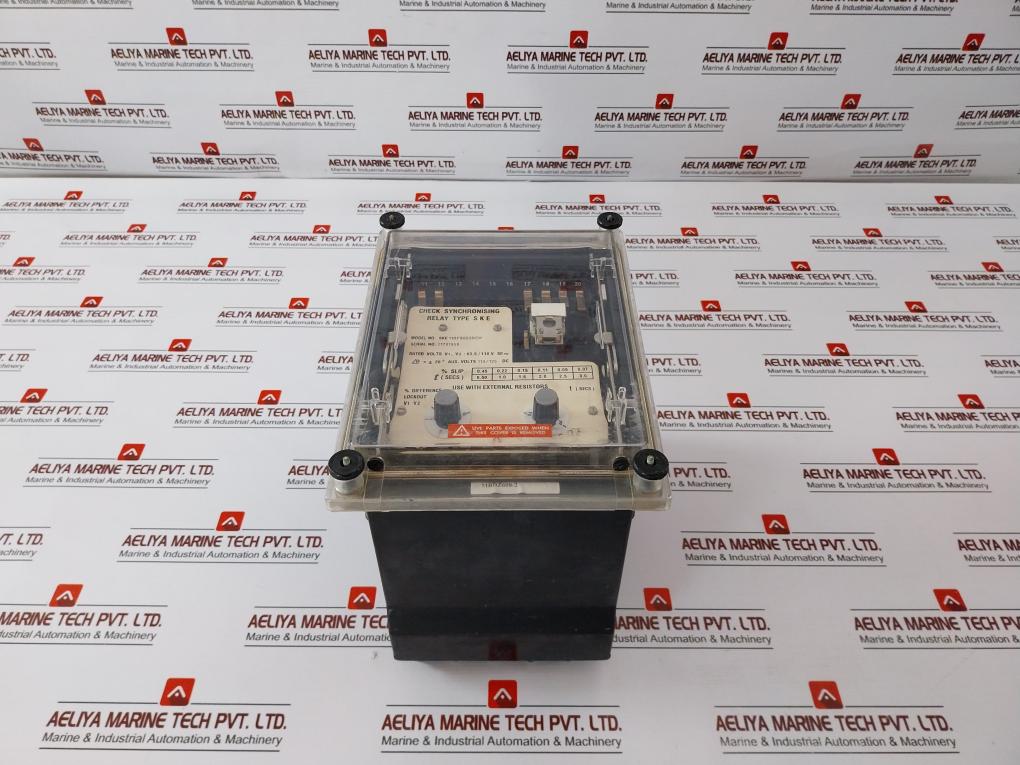 Areva Ske 11Bf8002Bch Check Synchronising Relay V1,V2-63.5V/110V 50Hz ...