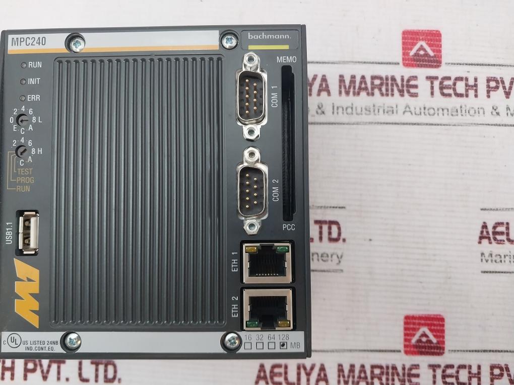 Bachmann Mpc240 Processor Module Mpc240-128/0Mb Cf, 00012711-40 ...
