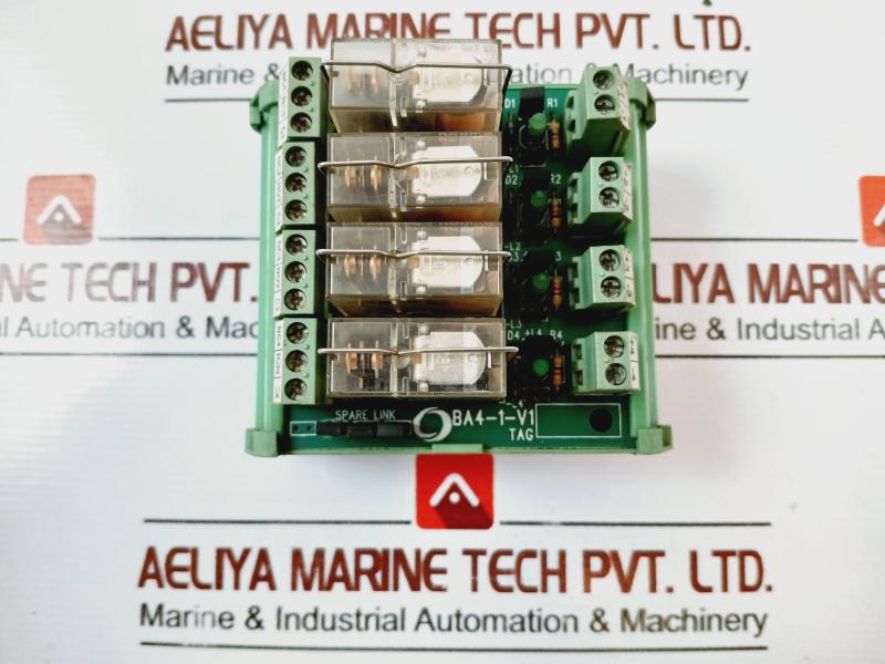 Basic Automation Ba4-1-v1 4-channel Relay Module 16280 I41640 – Aeliya ...