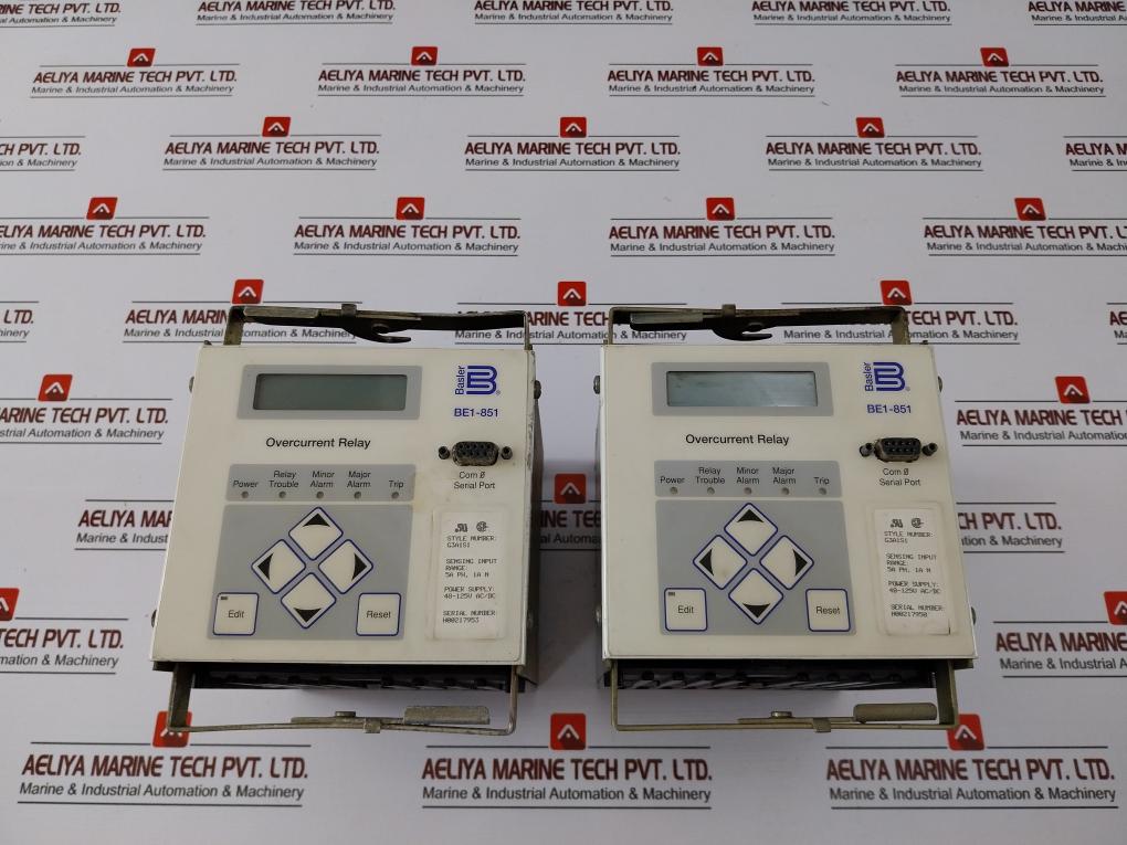 Basler Be1-851 Overcurrent Relay 5a Ph, 1a N 48-125v Ac/dc – Aeliya ...
