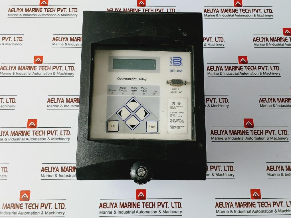 Basler Electric Be1-851 Overcurrent Relay 48-125v Ac/dc – Aeliya Marine ...