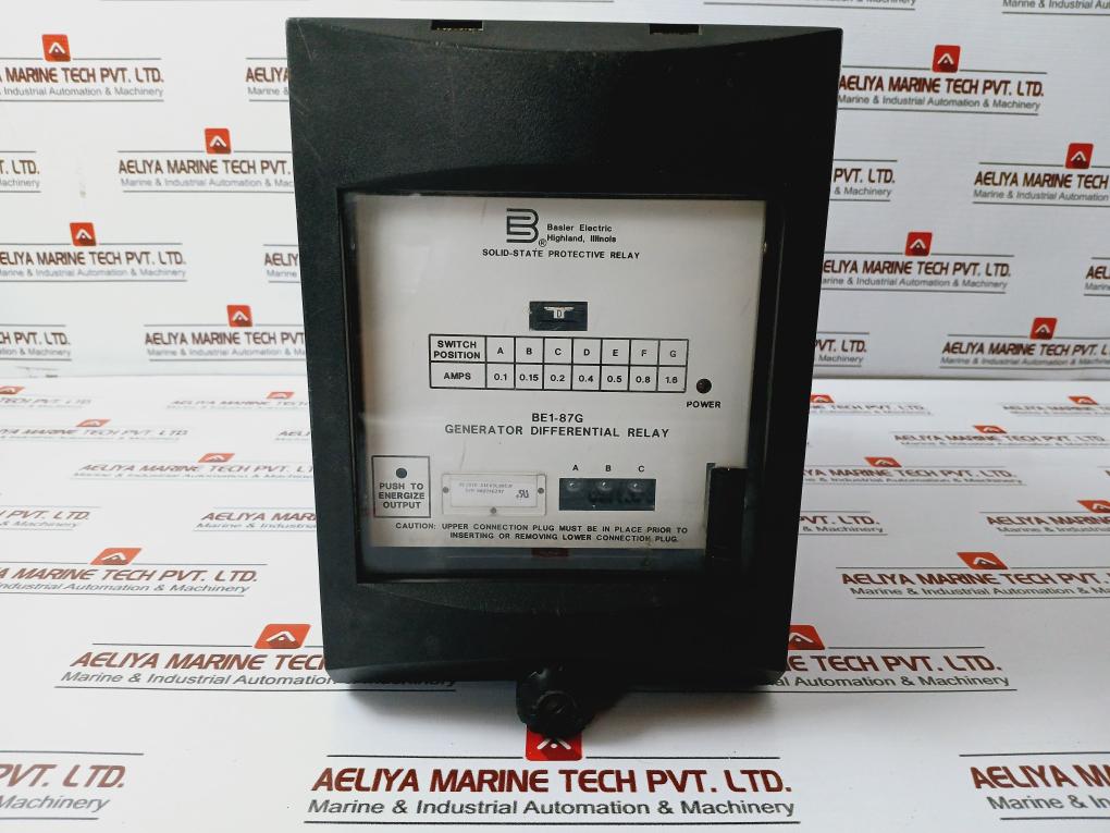 Basler Electric Be1-87g Generator Differential Relay – Aeliya Marine Tech