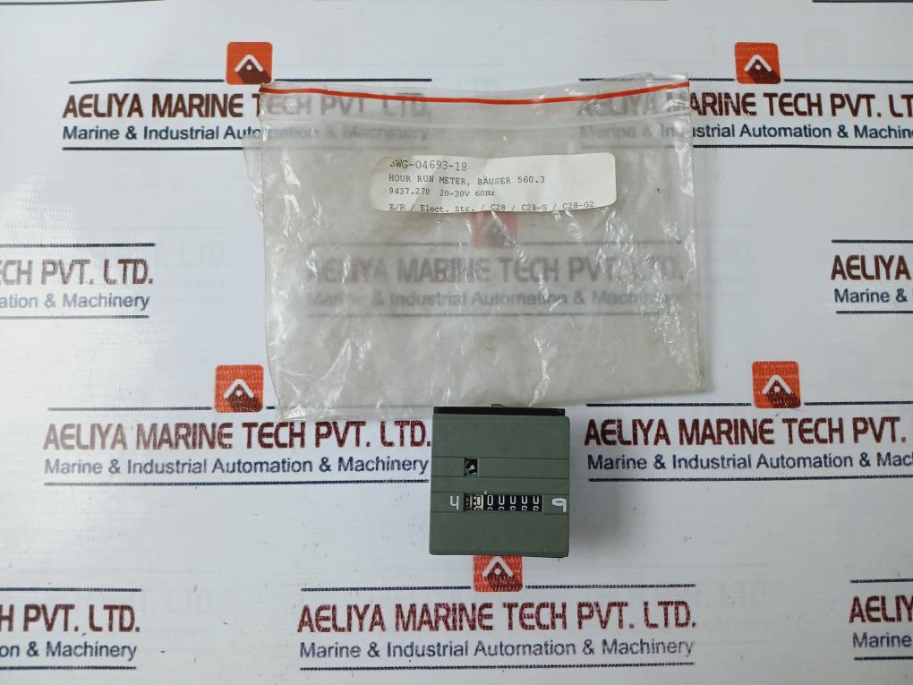 Bauser 24V~60Hz Hour Run Meter – Aeliya Marine Tech