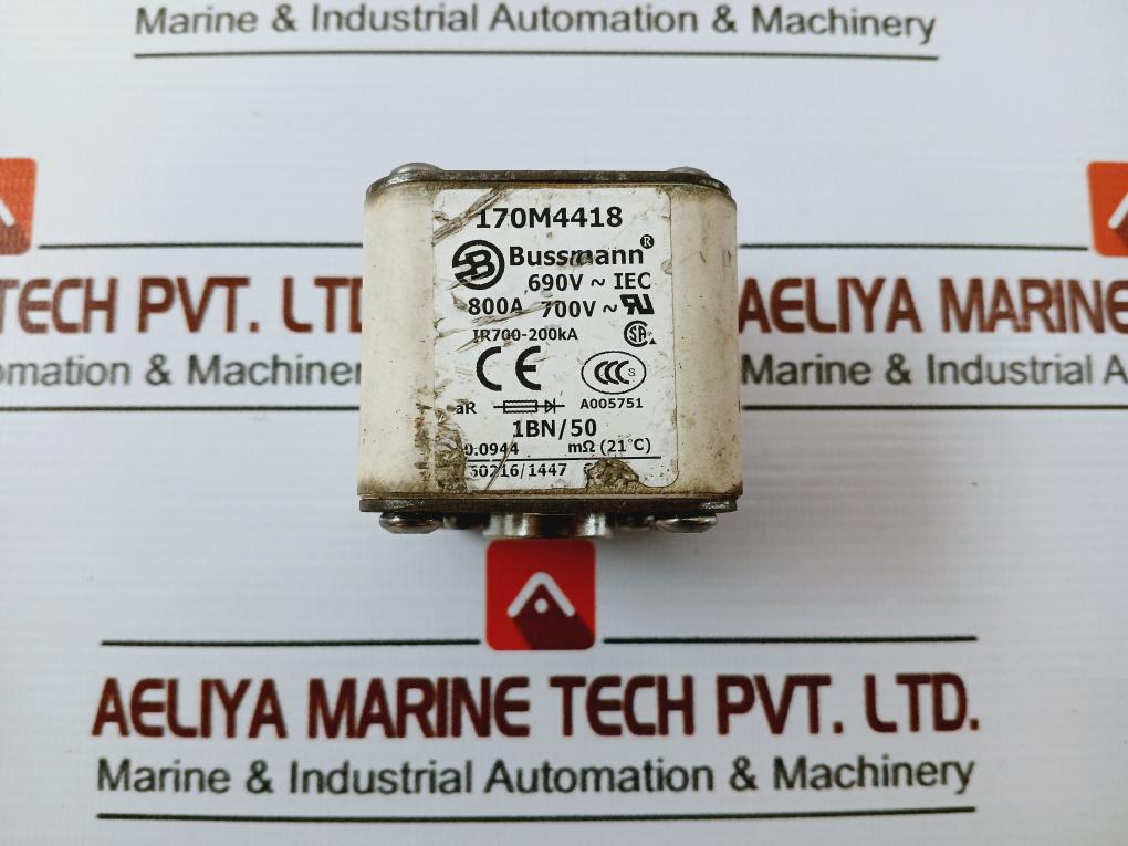 Bussmann 170m4418 High Speed Square Body Fuse 800a 690v~ – Aeliya ...