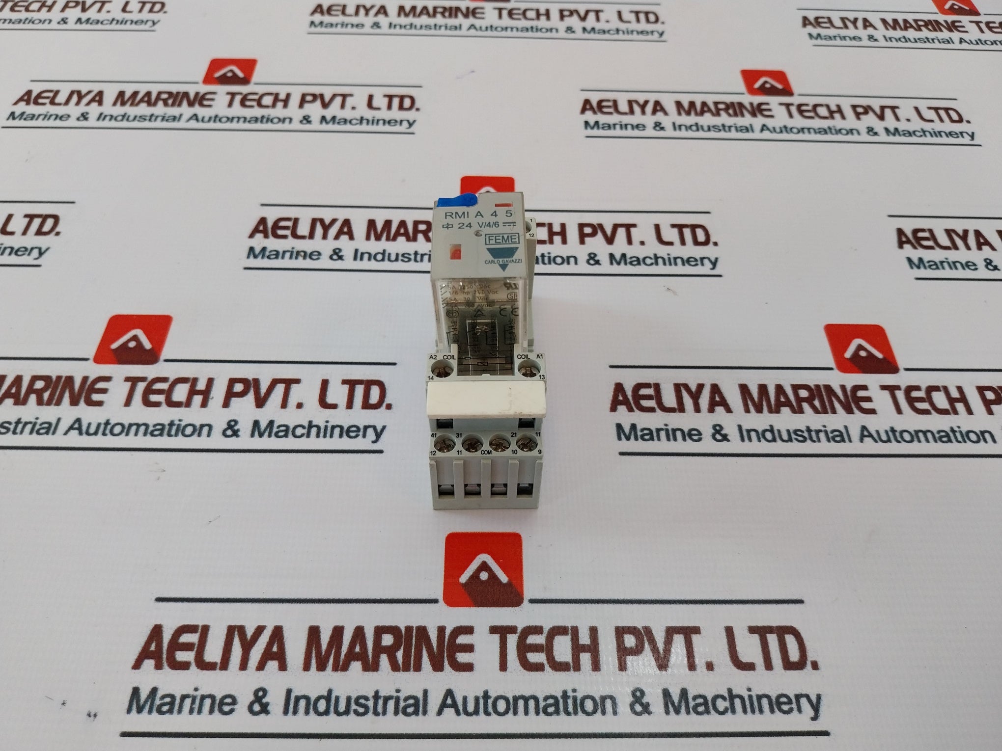 Carlo Gavazzi Rmi A 4 5 Relay With Zmi4Na Base – Aeliya Marine Tech®