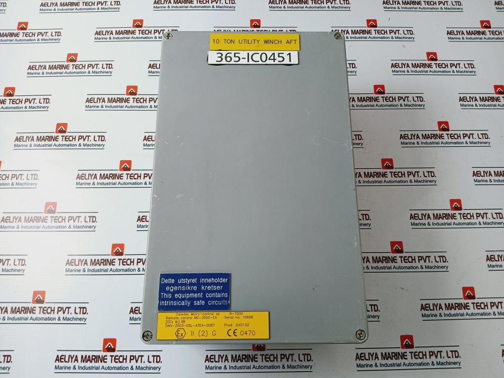 Cavotec Micro-control As Mc-3000 Ex Radio Remote Control Unit – Aeliya ...