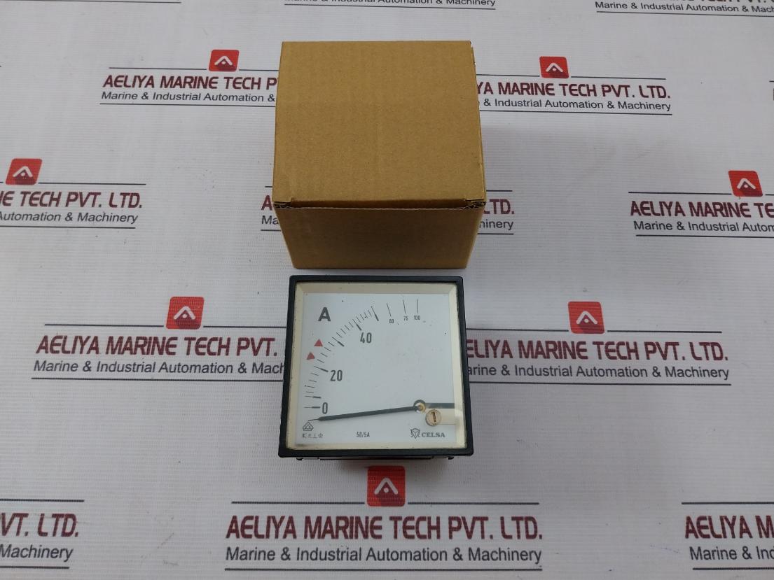 Celsa Ammeter 50/5A 0-50/100A – Aeliya Marine Tech