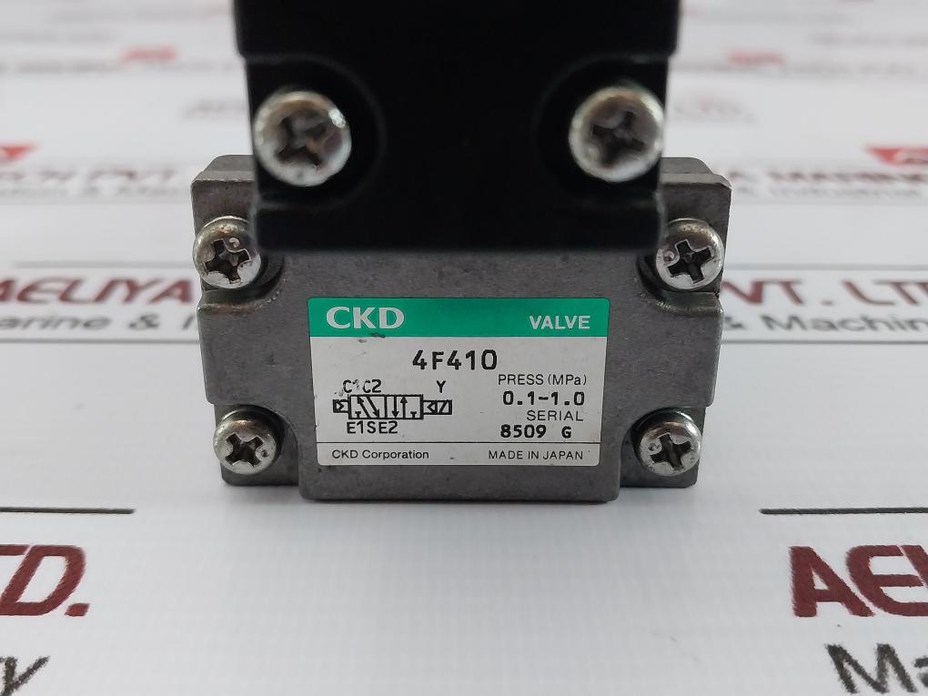 Ckd 4F410 Pneumatic Solenoid Valve Ac220V – Aeliya Marine Tech