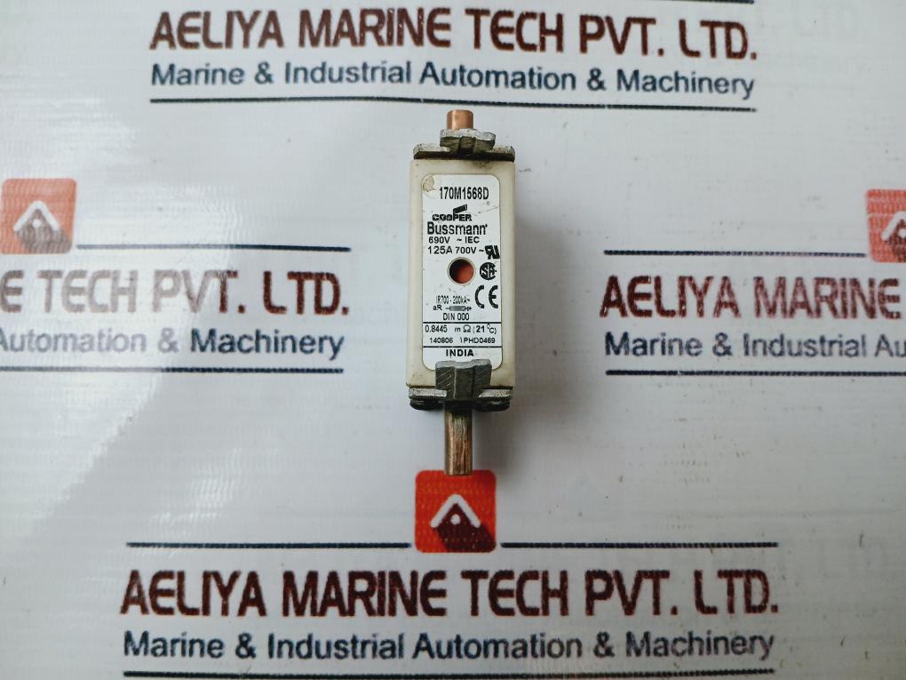 Cooper Bussmann 170M1568D Square Body Fuse 125A 700V – Aeliya Marine Tech